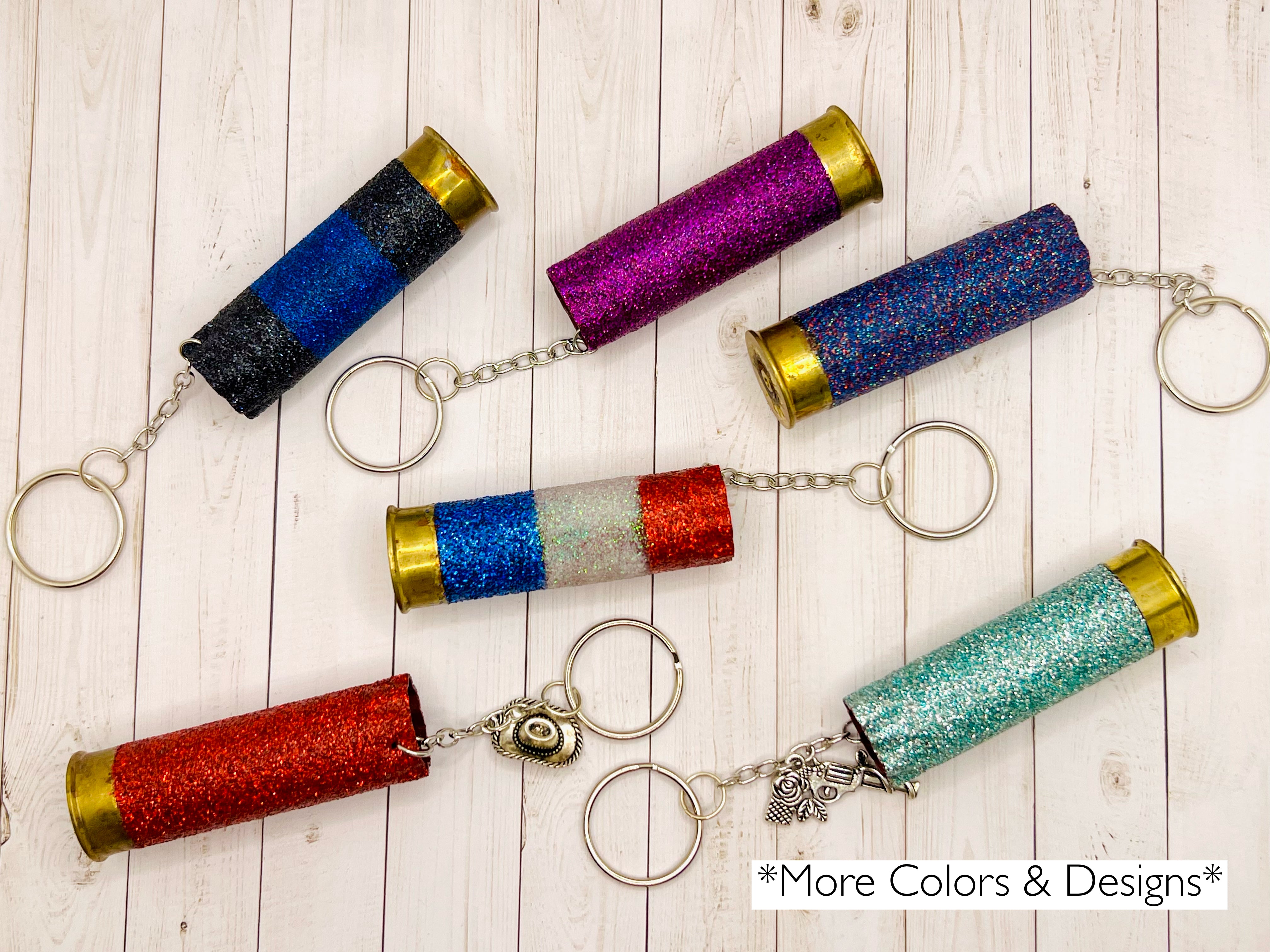 Glitter Shotgun Shell Keychain – KeychainsByChristie