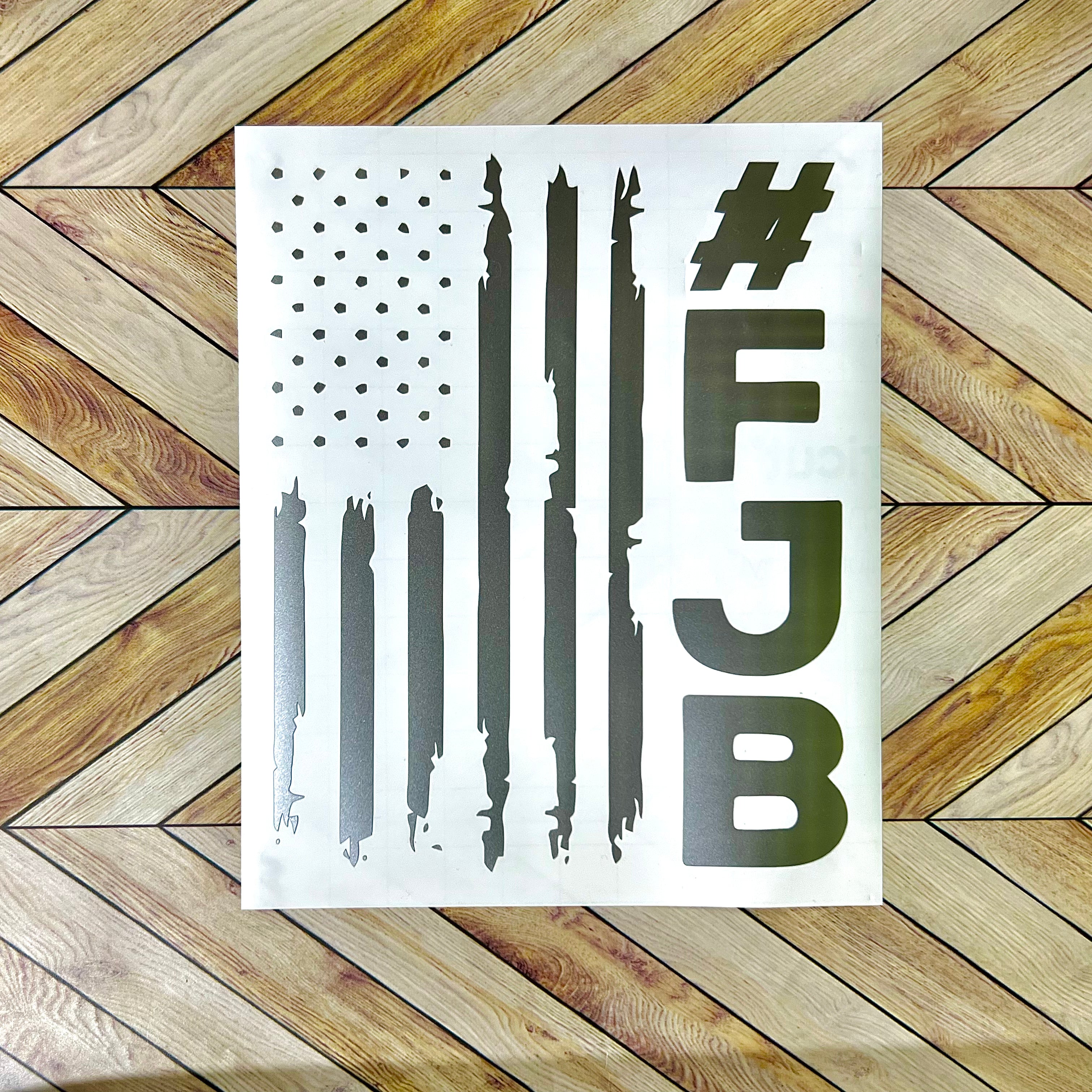 #FJB American Flag Decal – KeychainsByChristie